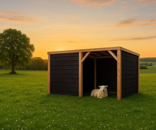 Houten schapenhok kopen? | Schuilhok schapen hout | Doika