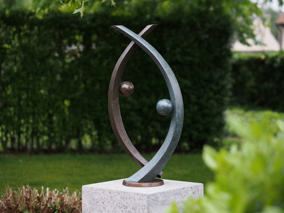 Bronze sculpture Abstract sculpture 74x20x36cm | Doika