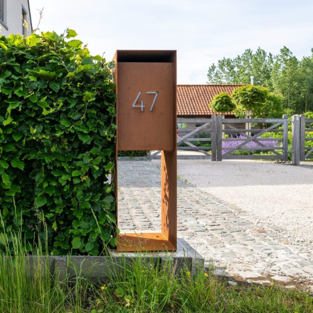 Geroba Brievenbus Carta Cortenstaal - Doika BV