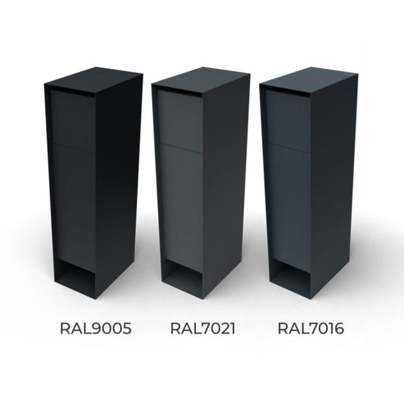 Geroba Pakketbrievenbus Pakun Staal met Zink Coating RAL 7016 - Doika BV